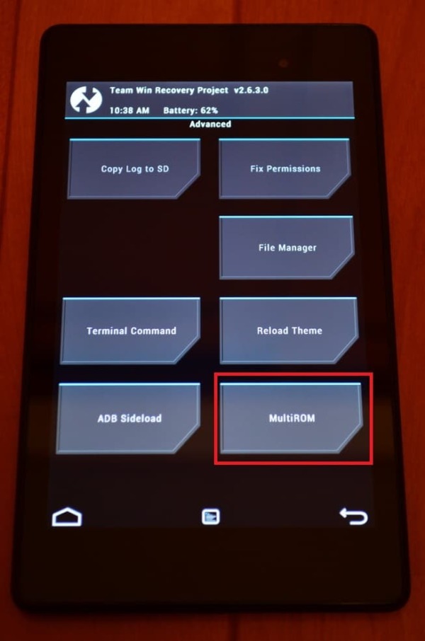新型Nexus7(2013)をMultiROMでデュアルブート(マルチブート)化して、複数のROMを起動する方法。 - アンドロイドラバー
