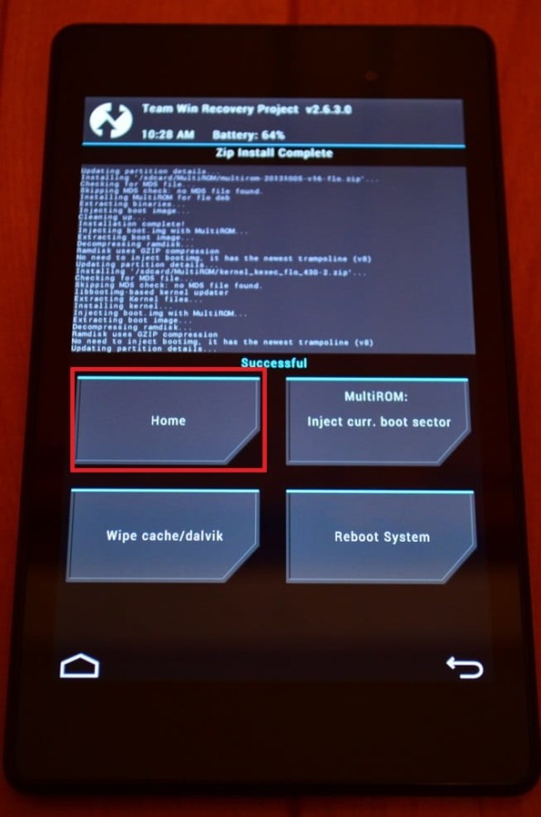 新型Nexus7(2013)をMultiROMでデュアルブート(マルチブート)化して、複数のROMを起動する方法。 - アンドロイドラバー