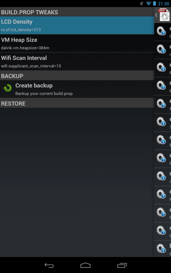 Android 4.2のNexus 7をタブレットUIに変更する方法。 - アンドロイドラバー