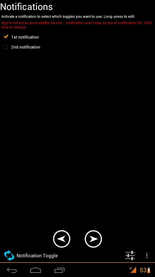 Notification Toggle:Androidの通知領域にテザリングやマナーモードなどの切り替えトグルからアプリまで置くことができる ...